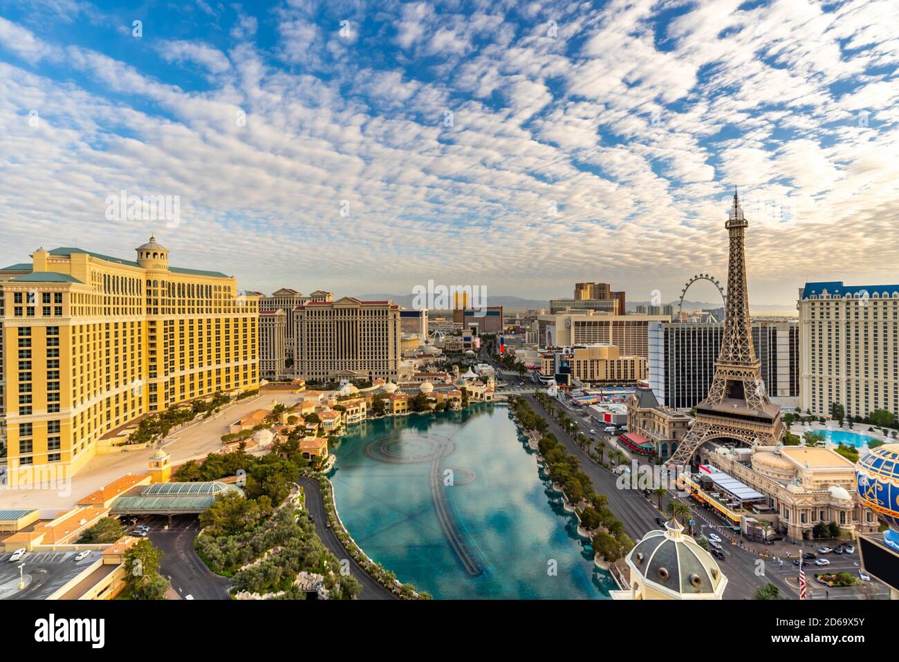 Birds eye view of las vegas strip hi-res stock photography and images - Alamy