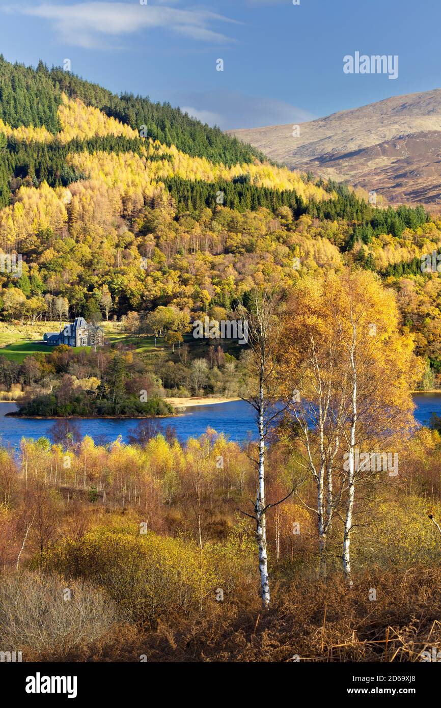 Loch Achray, The Trossachs, Stirling, Scotland Stock Photo - Alamy