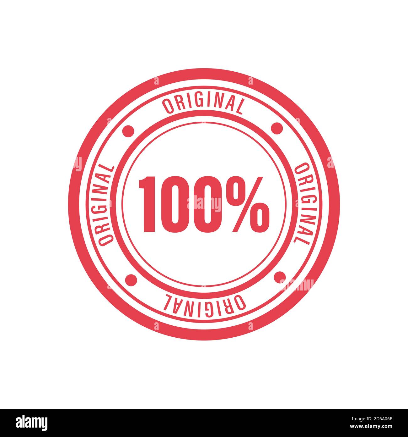 Original quality 100% genuine Stock Vector Images - Alamy