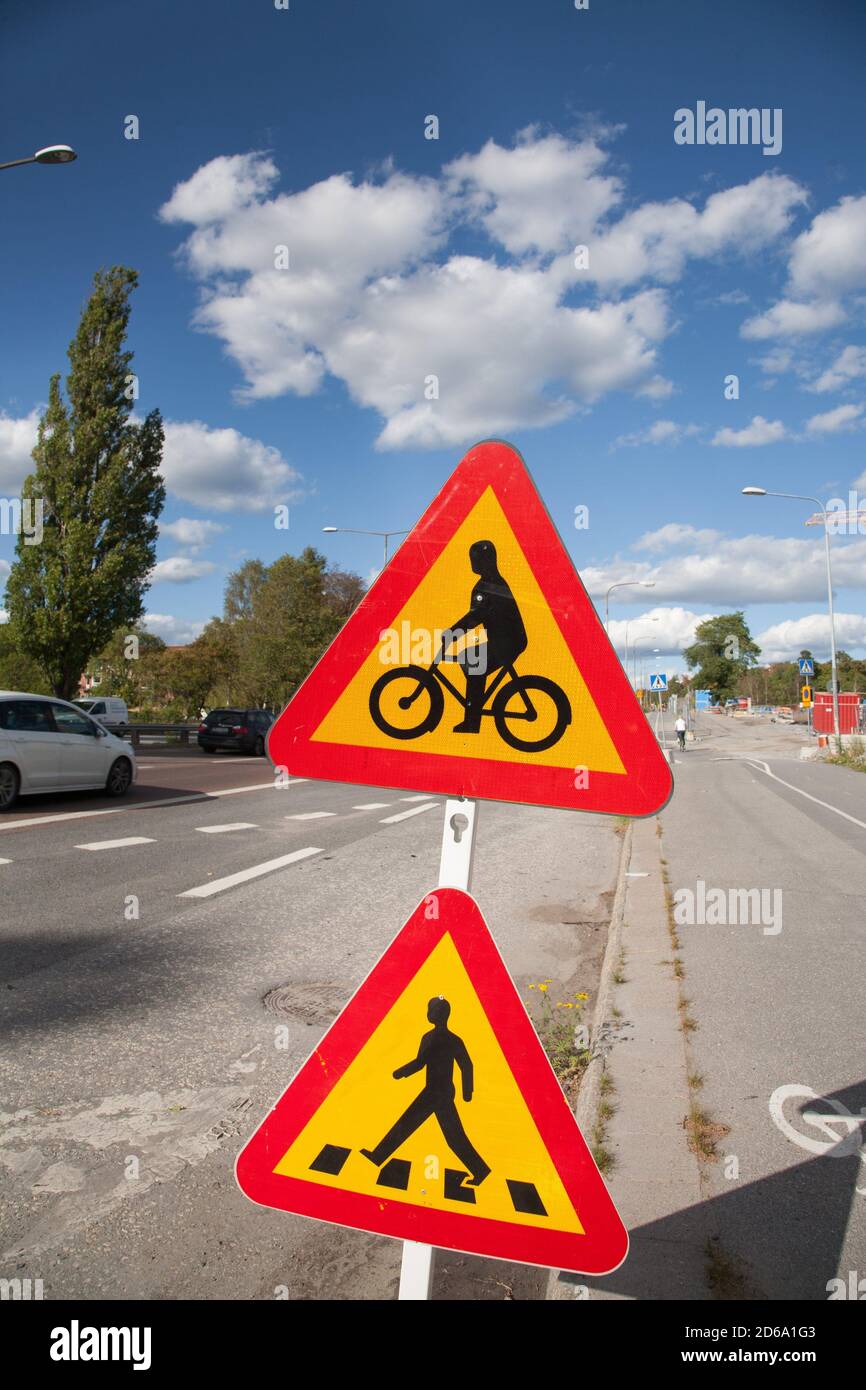 Stockholm traffic sign hi-res stock photography and images - Alamy