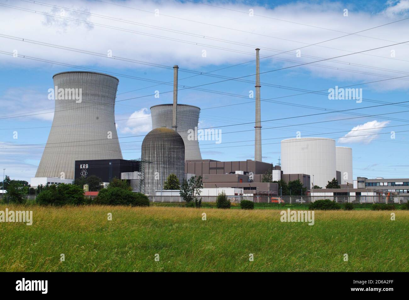nuclear power plant Gundremmingen, former biggest German nuclear power ...