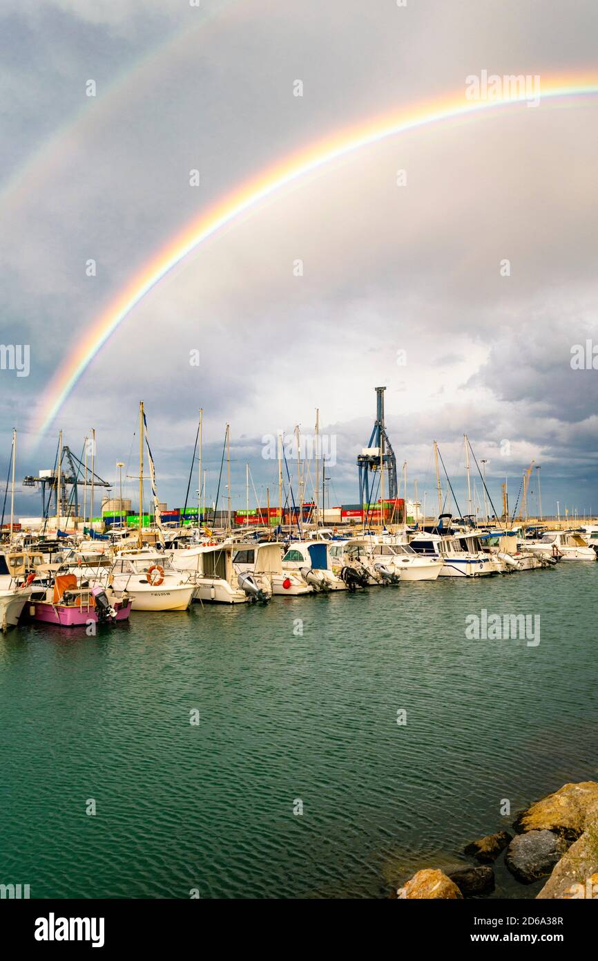Spain costa blanca rainbow hi-res stock photography and images - Alamy
