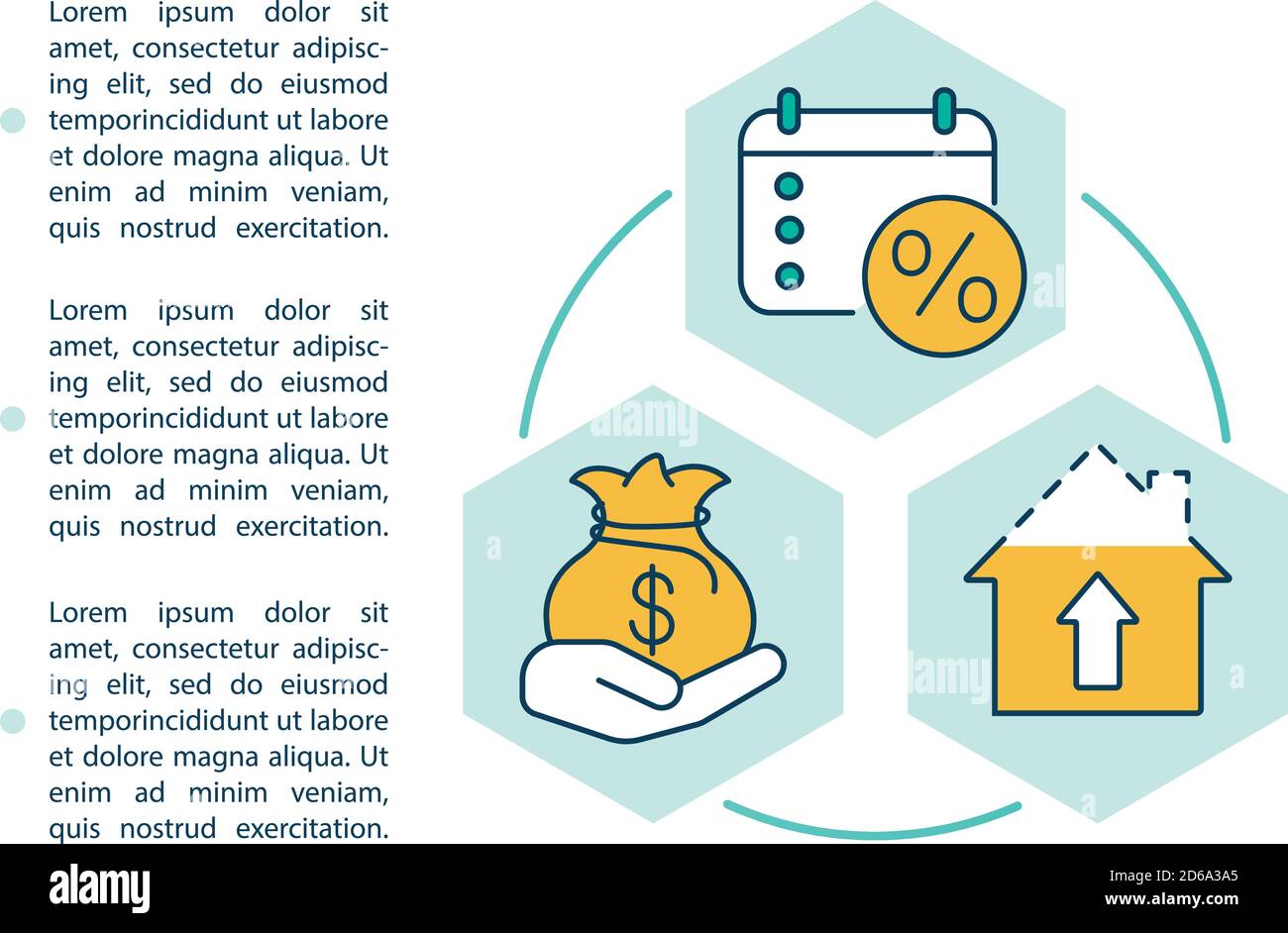 Refinancing house loan concept icon with text Stock Vector Image & Art ...