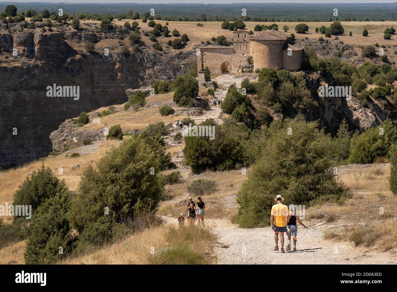 Ermita de san frutos del duraton hoces del duraton hi-res stock ...
