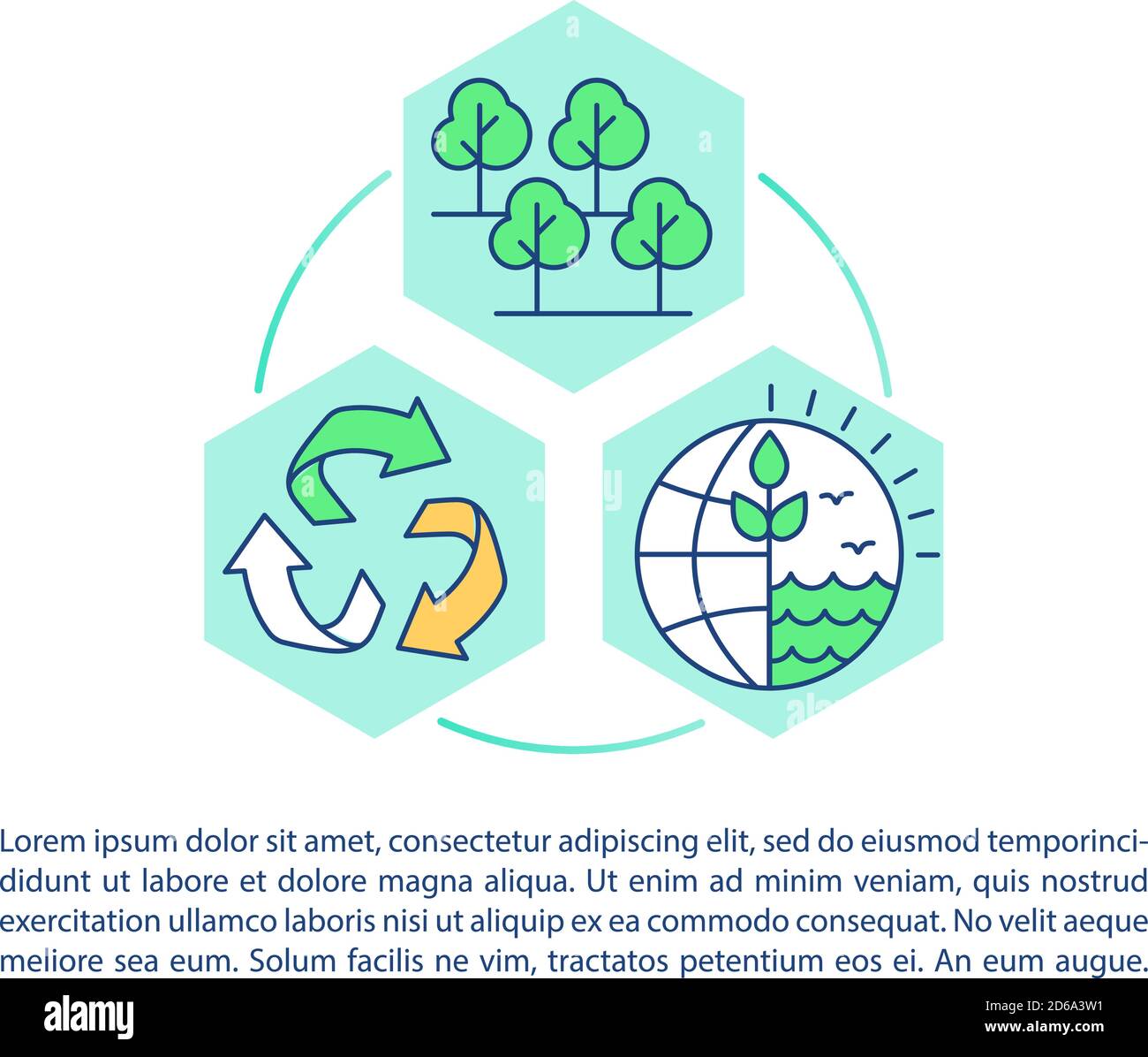 Ecological farming concept icon with text Stock Vector Image & Art - Alamy