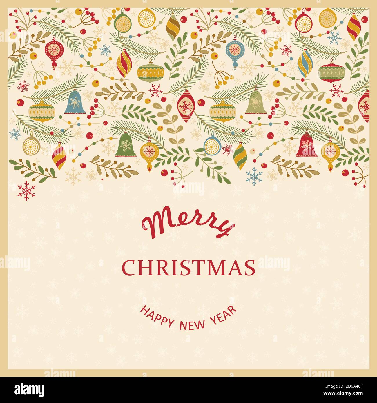 Merry Christmas Celebration. December Festive. Christmas Vector ...