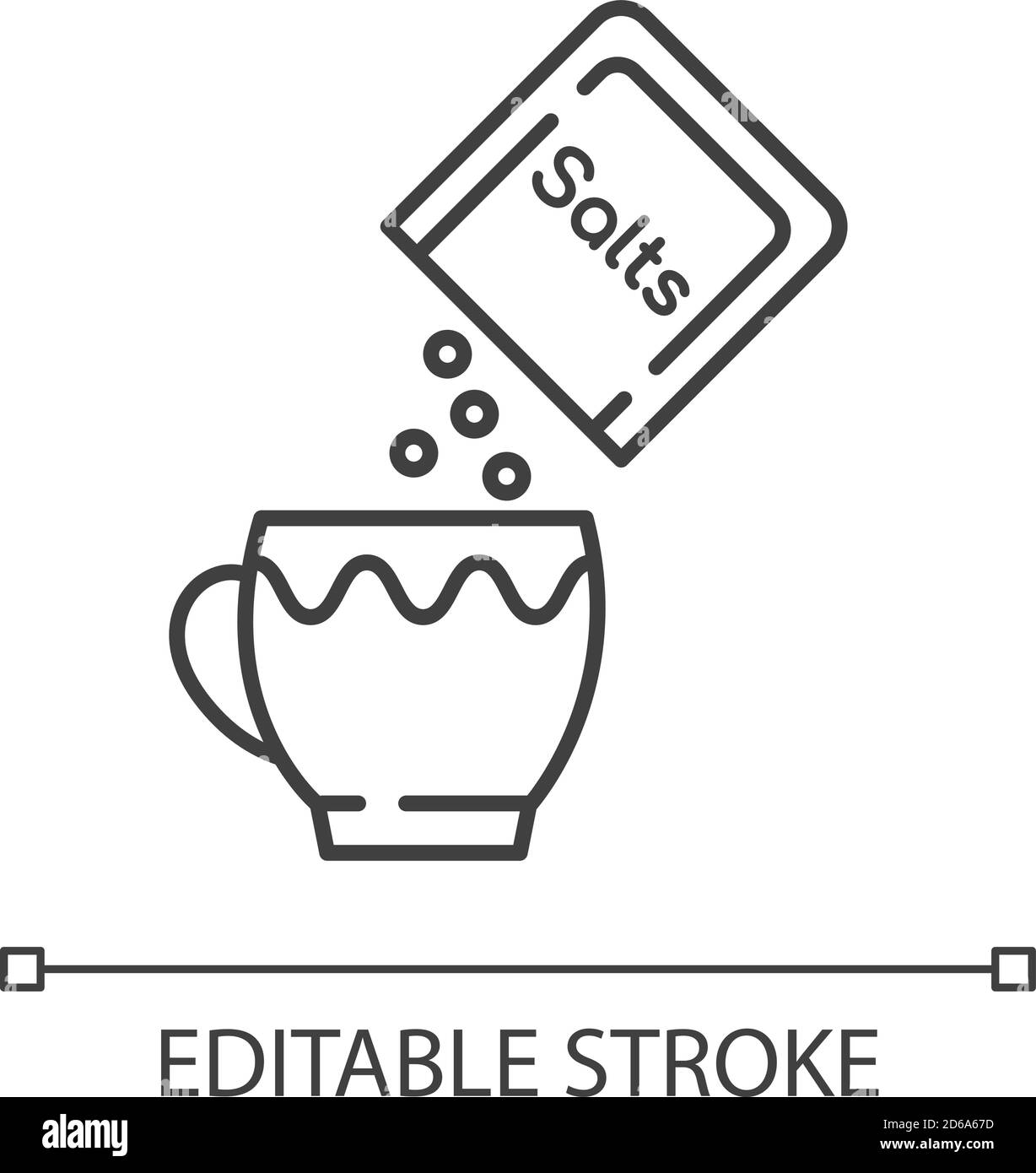 Oral rehydration salts linear icon Stock Vector Image & Art - Alamy