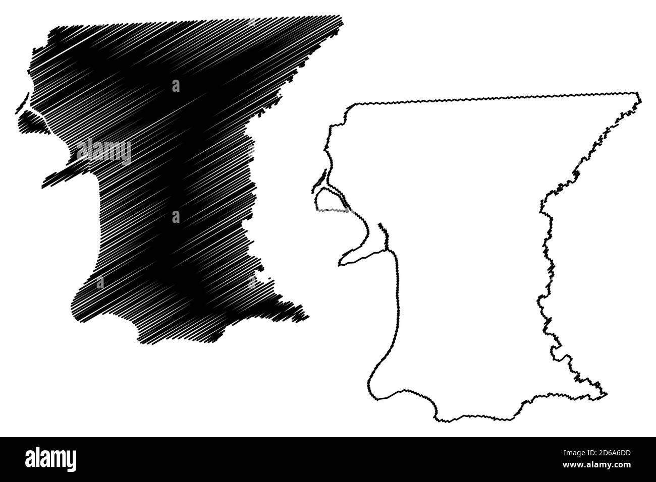 East baton rouge county map Black and White Stock Photos & Images - Alamy