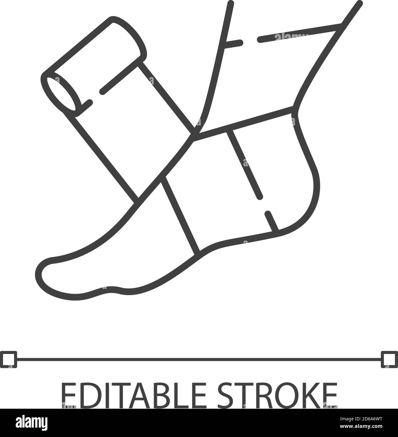 Elastic Bandage Linear Icon Stock Vector Image And Art Alamy