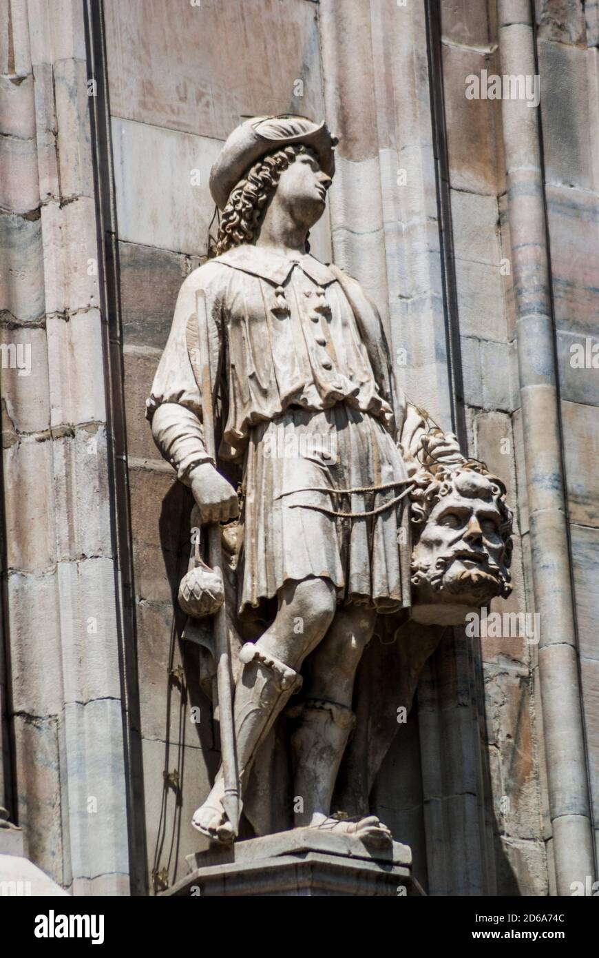 David Holding The Head Of Goliath High Resolution Stock Photography and ...