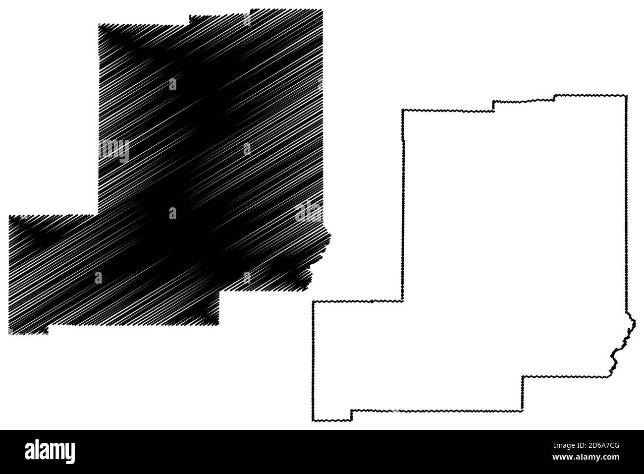 Allen County, Louisiana (U.S. county, United States of America, USA, U ...