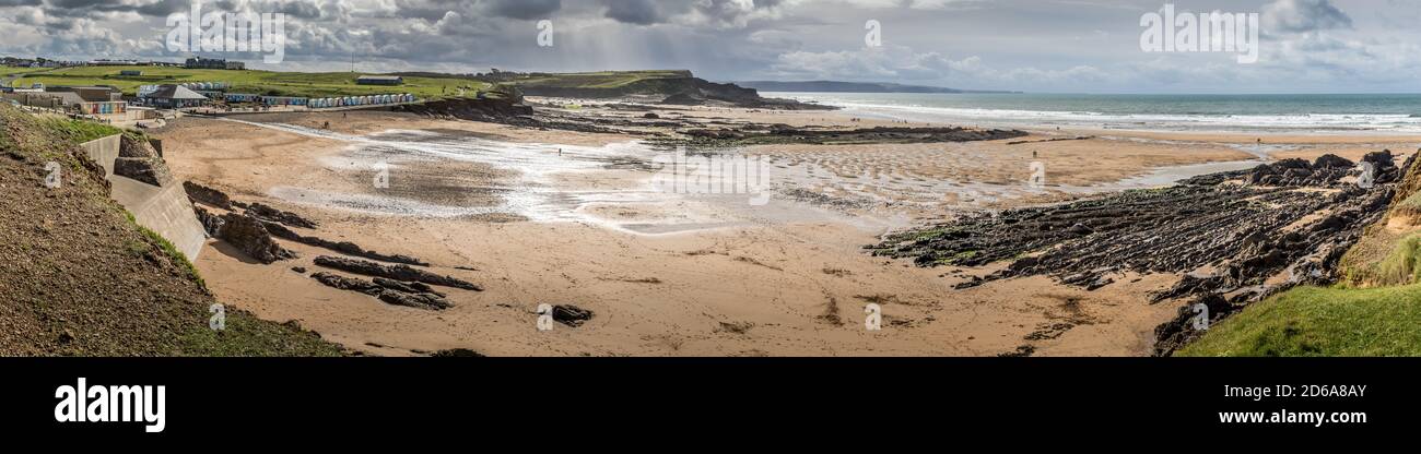 Crooklets beach at Bude in North Cornwall, England, UK Stock Photo - Alamy