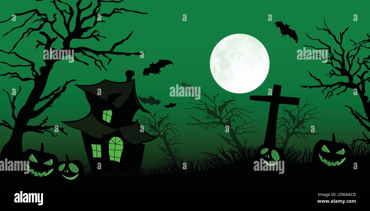 Pumpkin Tree Cartoon