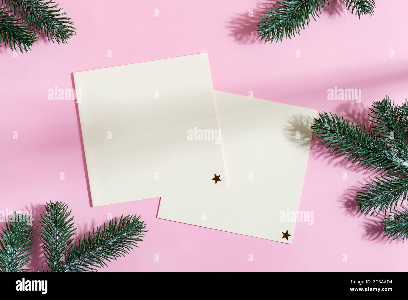 Christmas letter mock up hi-res stock photography and images - Alamy