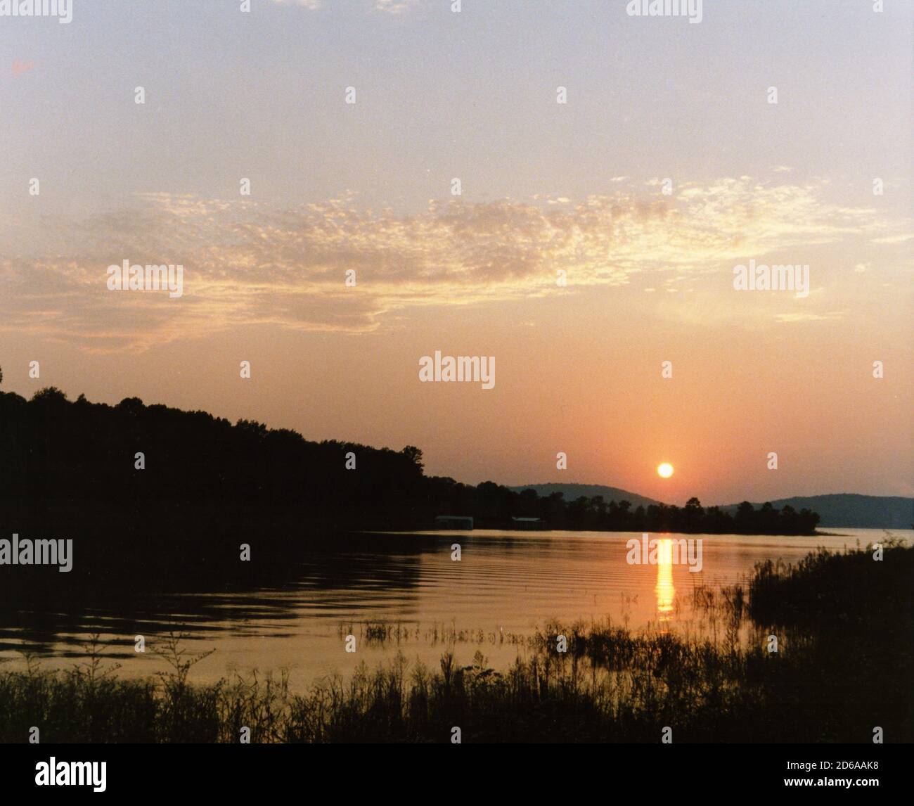 Ozark at Rest - Sunset on Lake of the Ozarks Stock Photo - Alamy