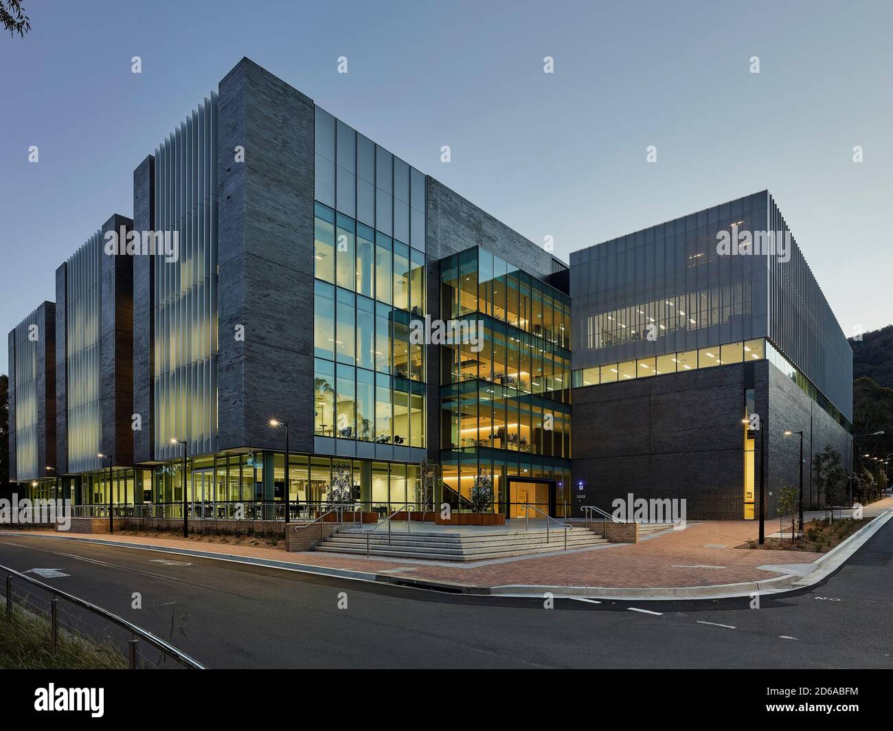 Eastern and northern facades including main entrance and forecourt area ...