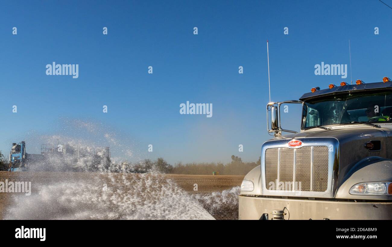 at the re-route of Highway 132 in Modesto California USA Stock Photo ...