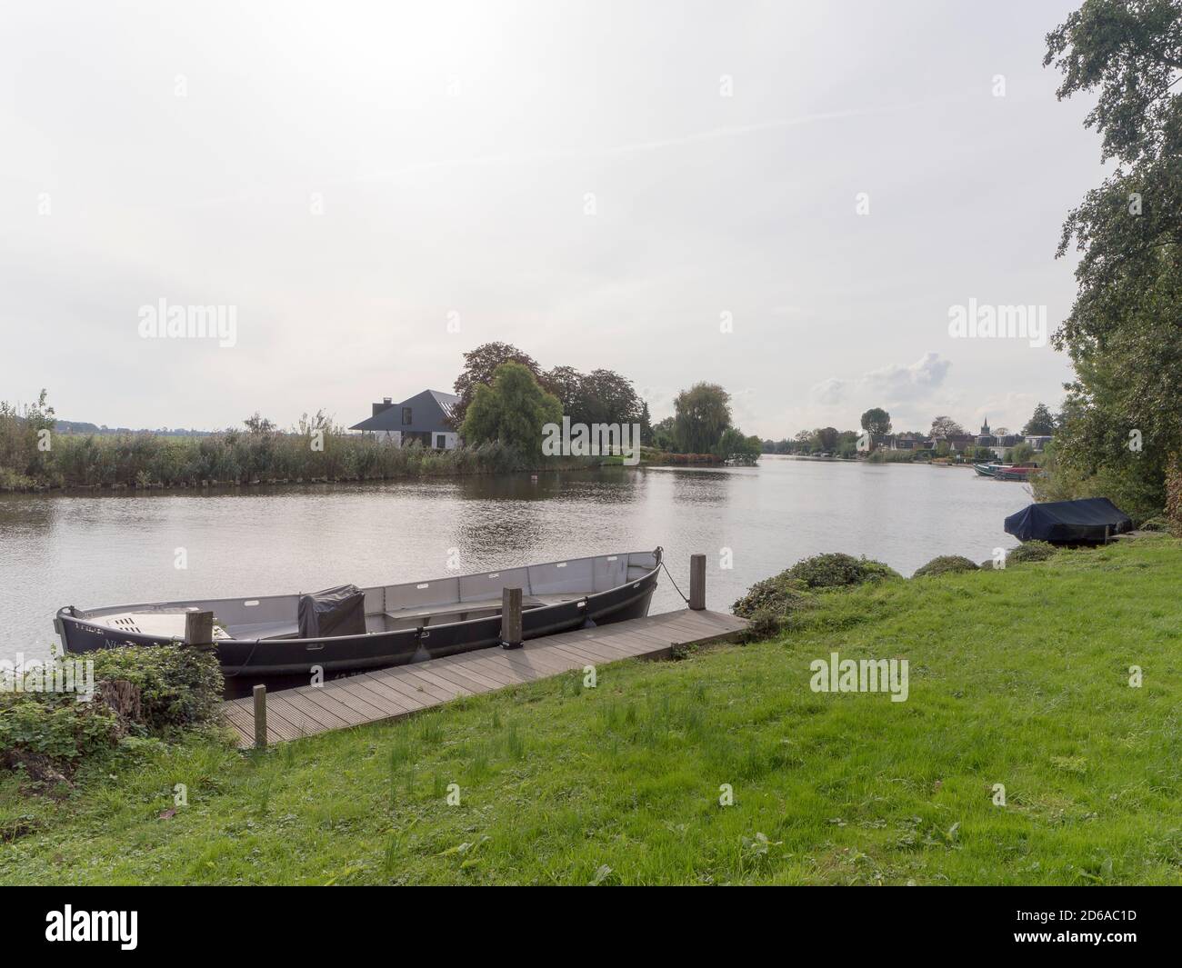 The Vecht river in Nigtevecht, the Netherlands Stock Photo - Alamy