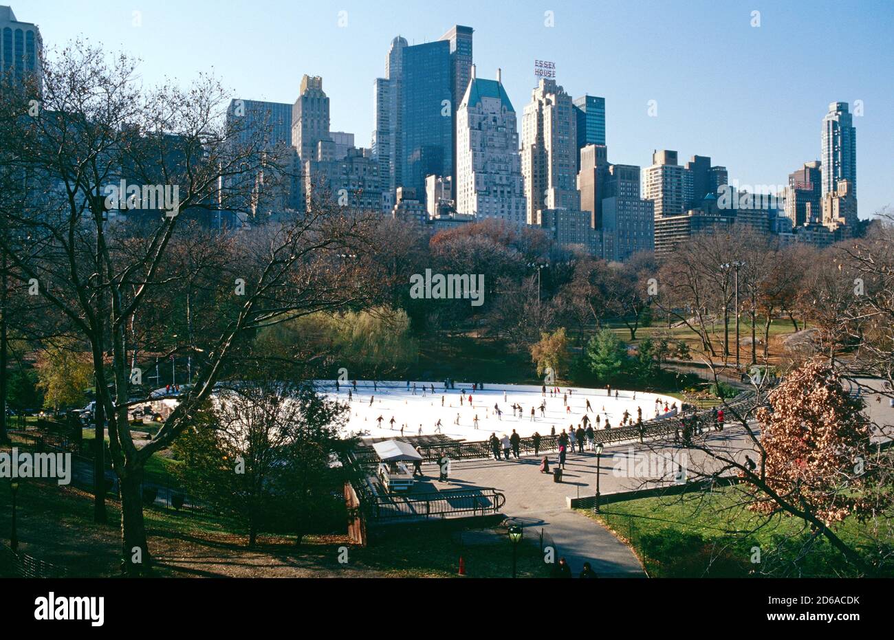 Wolman Ice Rink in Central Park, New York, USA Stock Photo - Alamy