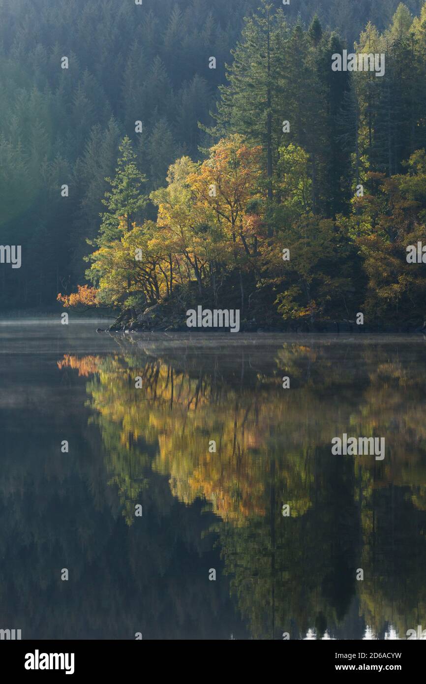 Morning view of Loch Ard Stock Photo - Alamy