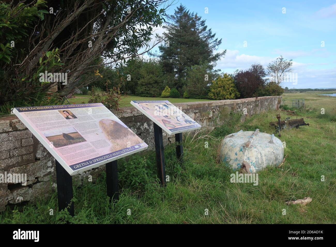The Anglo-Scottish border. Great Britain. UK Stock Photo - Alamy