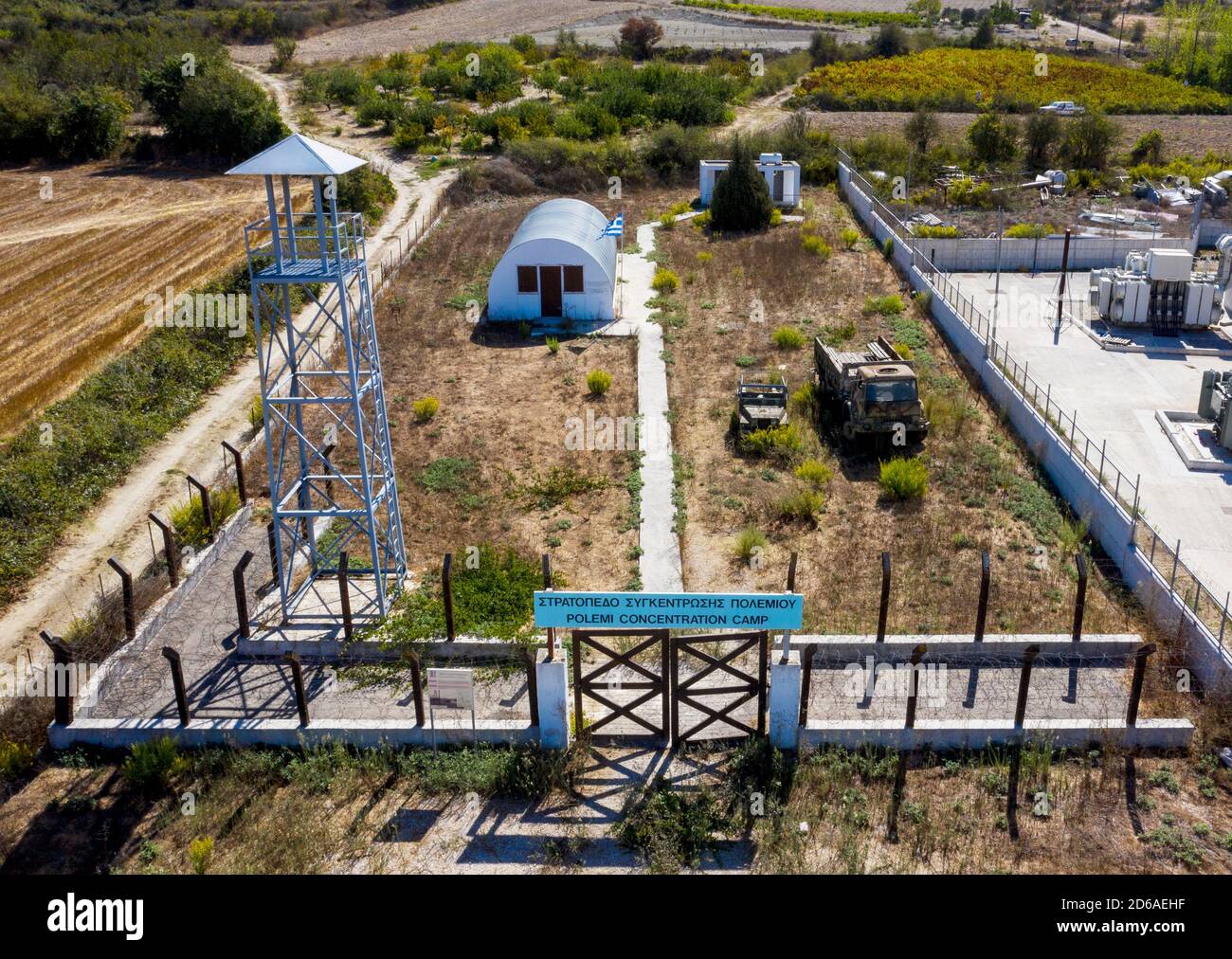 Polemi Concentration Camp built by the British to house and interrogate ...