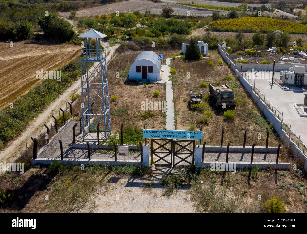 Polemi Concentration Camp built by the British to house and interrogate ...