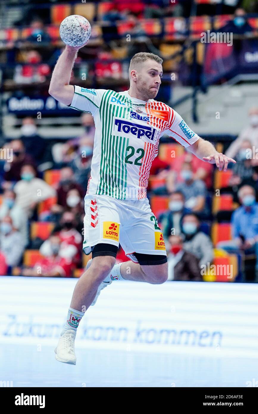 Ludwigshafen, Germany. 15th Oct, 2020. Handball: Bundesliga, Die Eulen ...