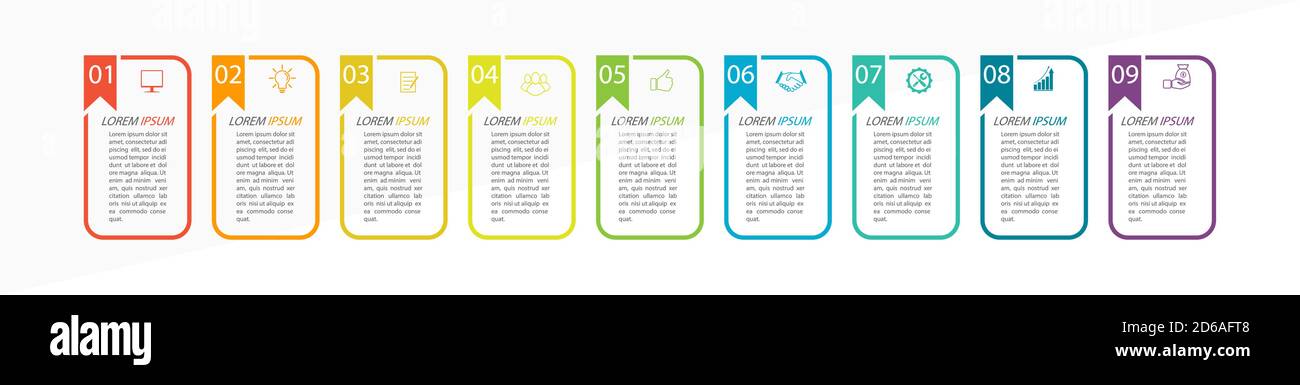 Infographic template with pictograms for modeling business, Finance ...