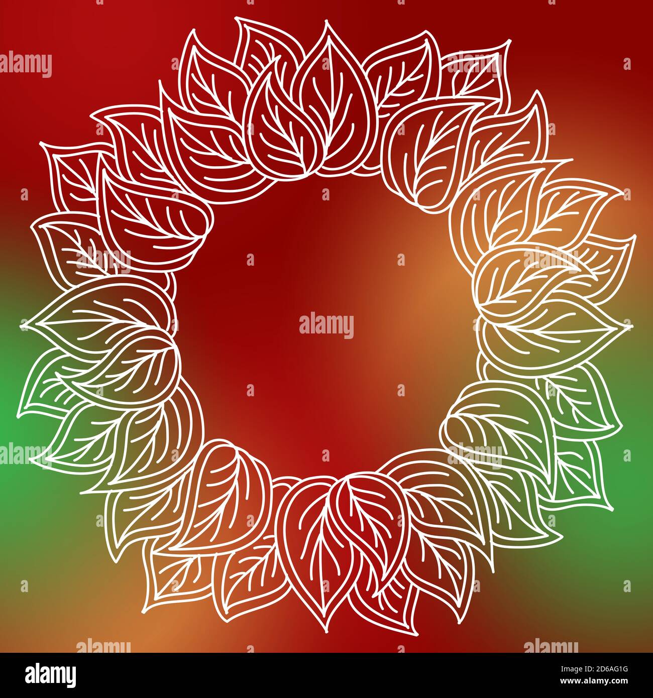 vector autumn pattern of spirals, swirls, chains on a black background ...