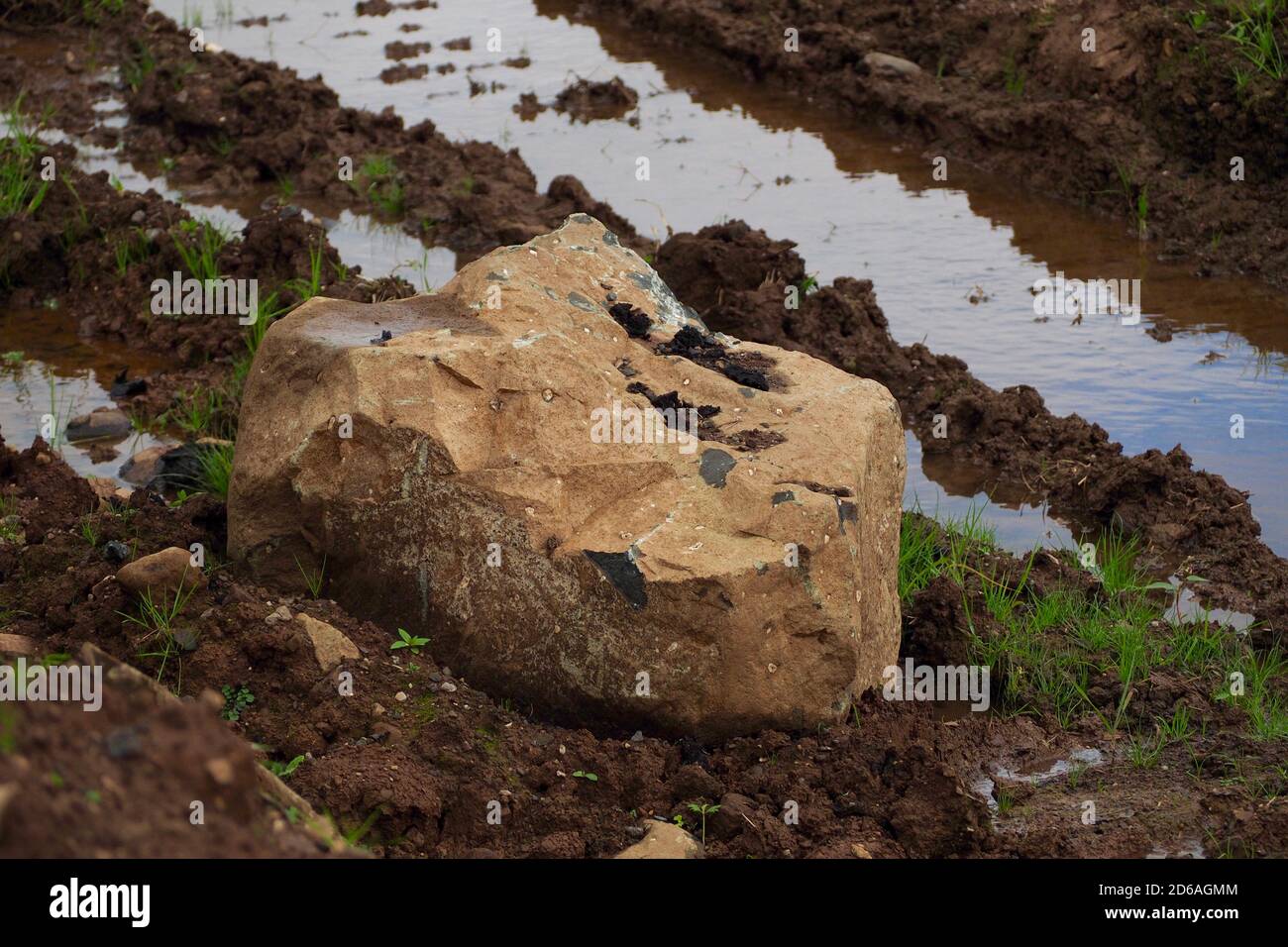 Large quarry stone Stock Photo - Alamy