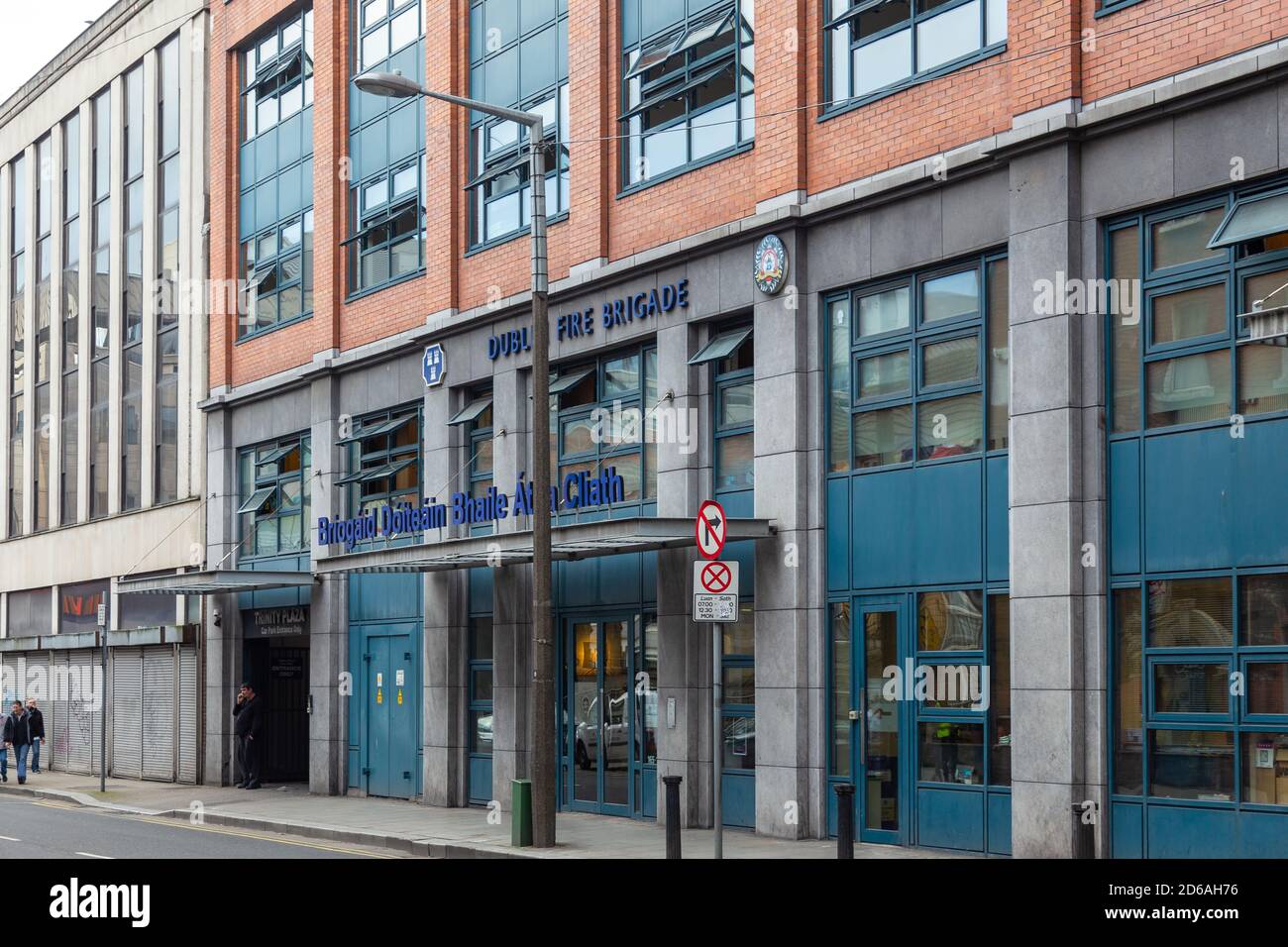 Dublin, Ireland - 10 November 2015: Dublin Fire Brigade at Townsend ...