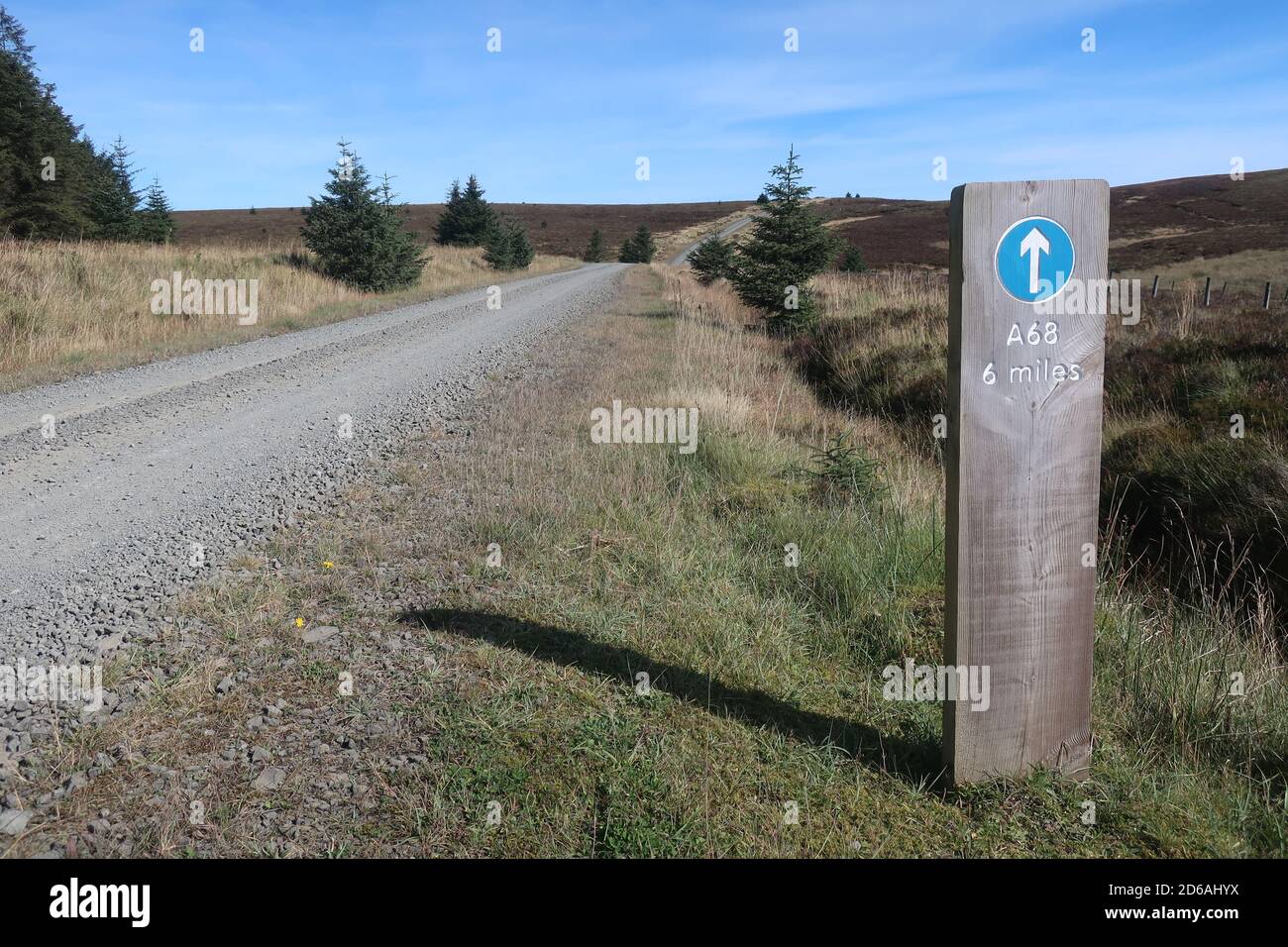 The Anglo-Scottish border. Great Britain. UK Stock Photo - Alamy