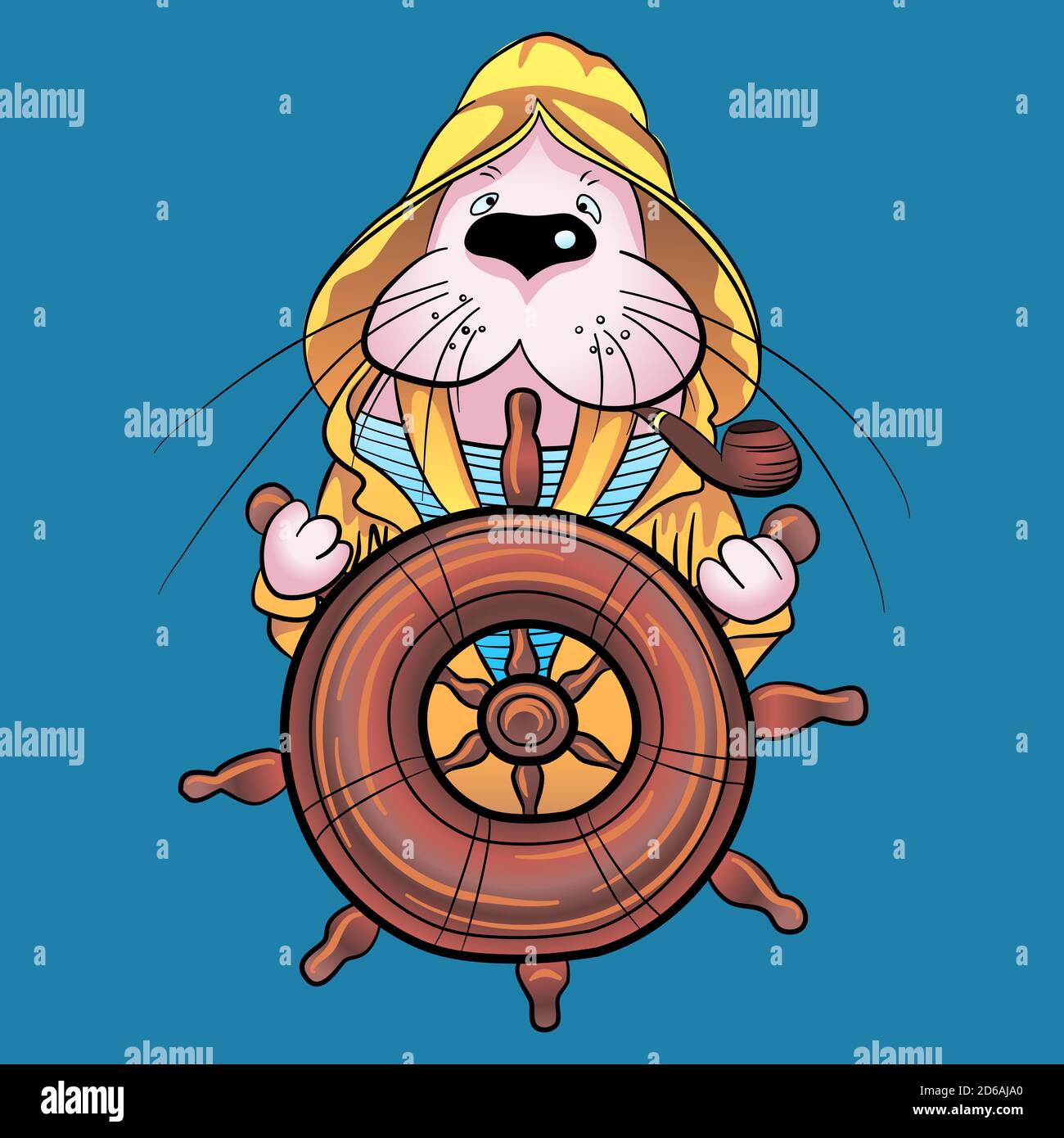Seafarer seal boat Stock Vector Images - Alamy