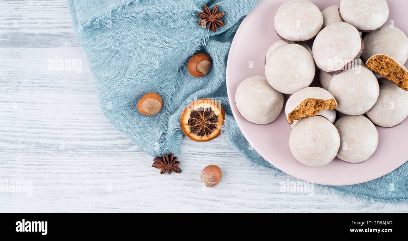 Pepper nuts, traditional german christmas sweets, nuremberg gingerbread ...
