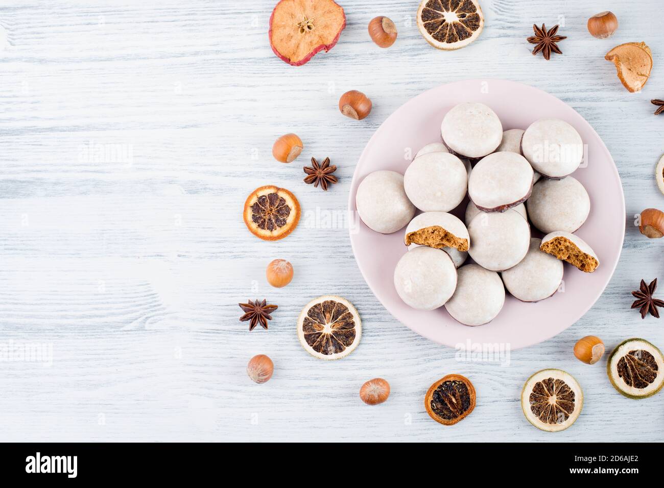 Pepper nuts, traditional german christmas sweets, nuremberg gingerbread ...