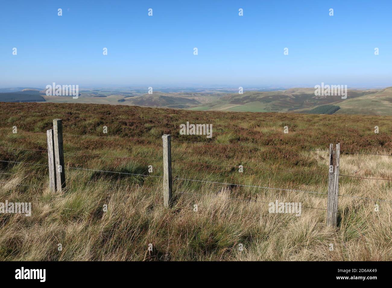 The Anglo-Scottish border. Great Britain. UK Stock Photo - Alamy