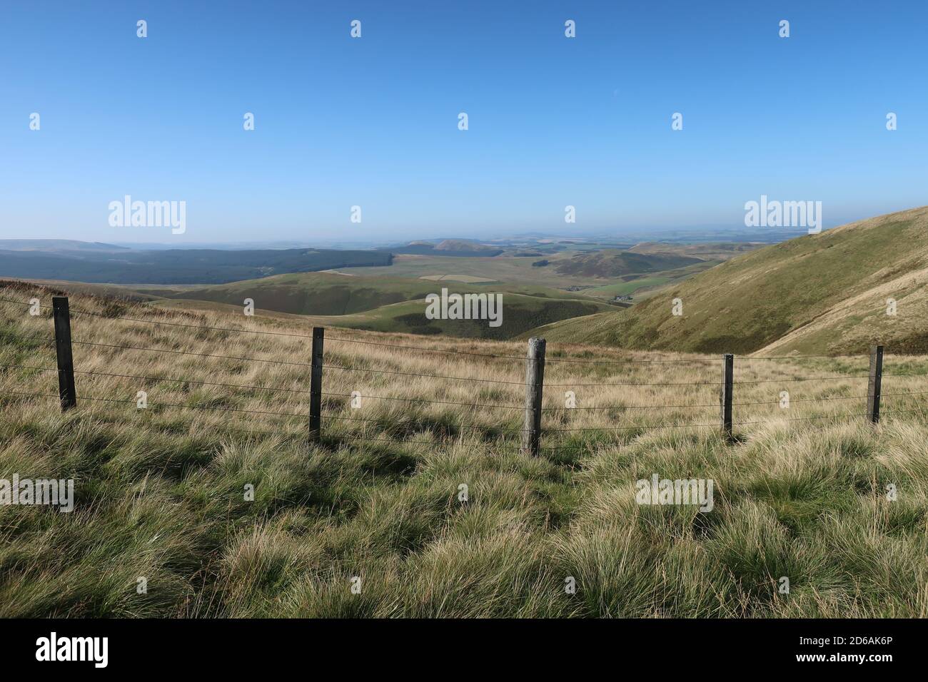The Anglo-Scottish border. Great Britain. UK Stock Photo - Alamy