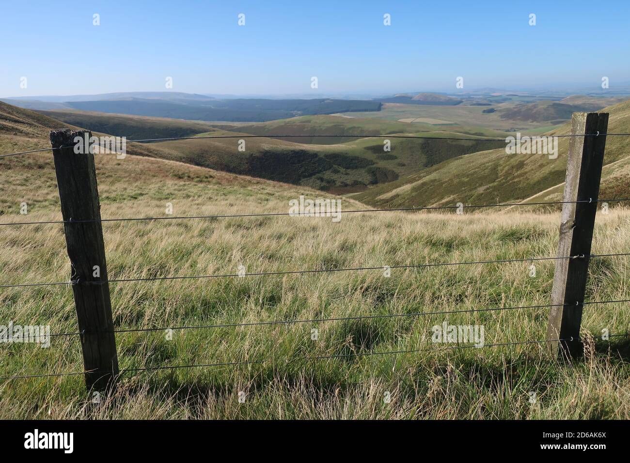 The Anglo-Scottish border. Great Britain. UK Stock Photo - Alamy
