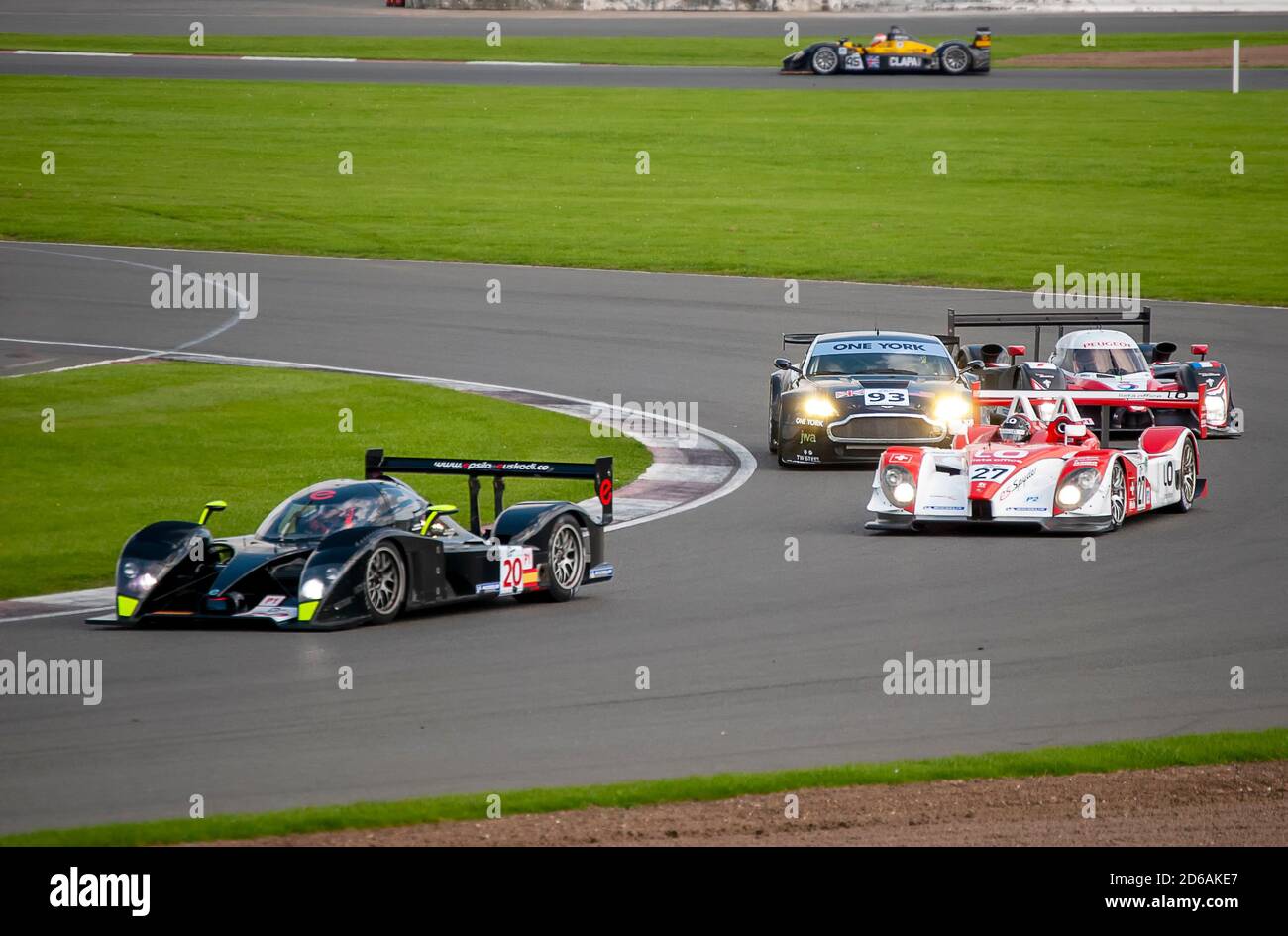 Le Mans Series racing at Silverstone in the UK Stock Photo - Alamy