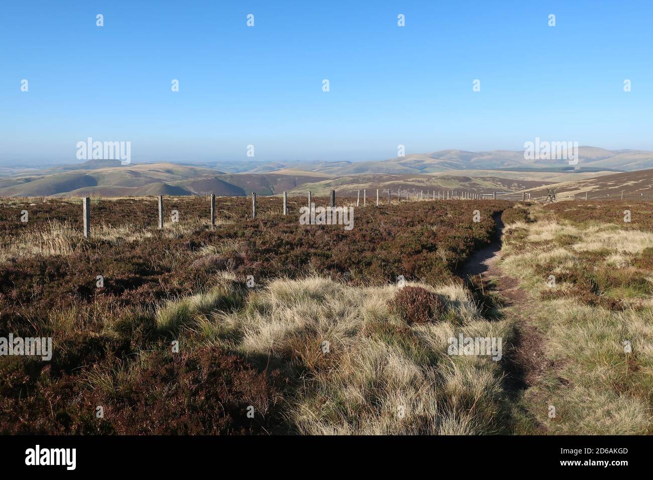 The Anglo-Scottish border. Great Britain. UK Stock Photo - Alamy