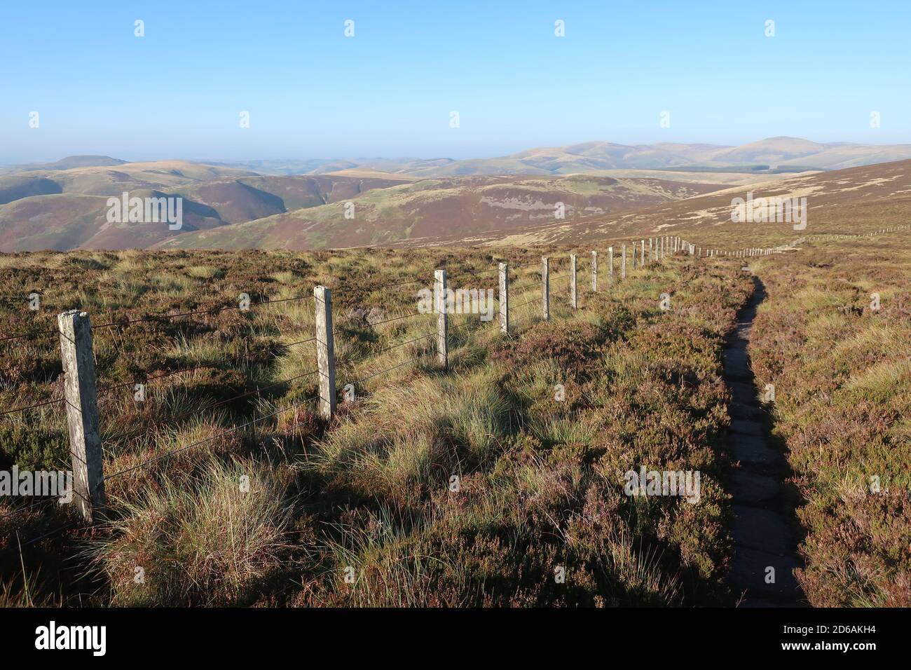 The Anglo-Scottish border. Great Britain. UK Stock Photo - Alamy