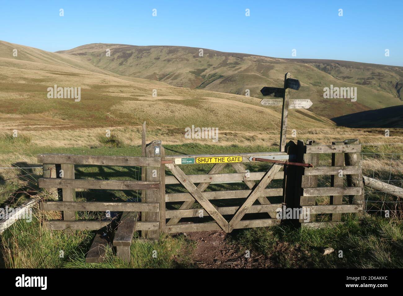 The Anglo-Scottish border. Great Britain. UK Stock Photo - Alamy