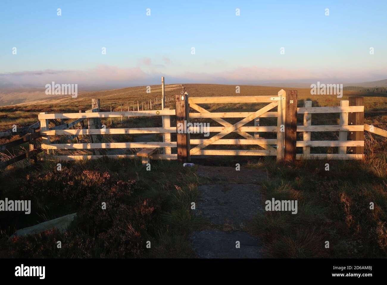 The Anglo-Scottish border. Great Britain. UK Stock Photo - Alamy
