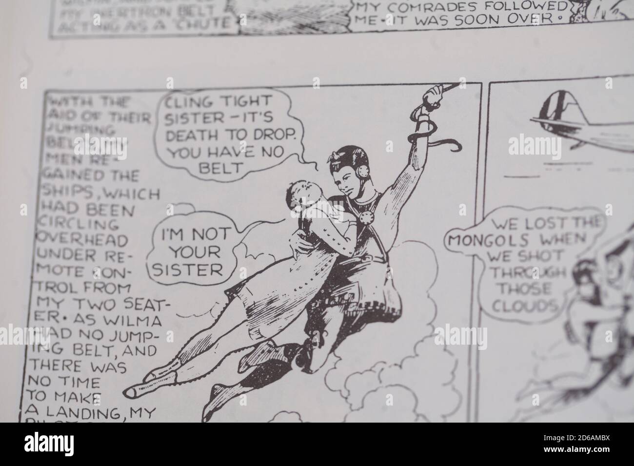 Buck Rogers comic strip Stock Photo - Alamy