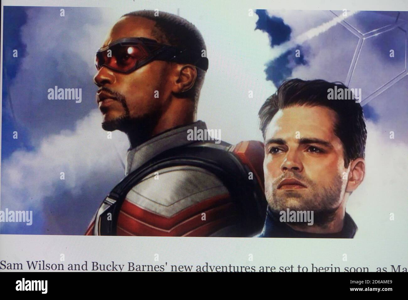 The Falcon and the Winter Soldier TV show Stock Photo - Alamy