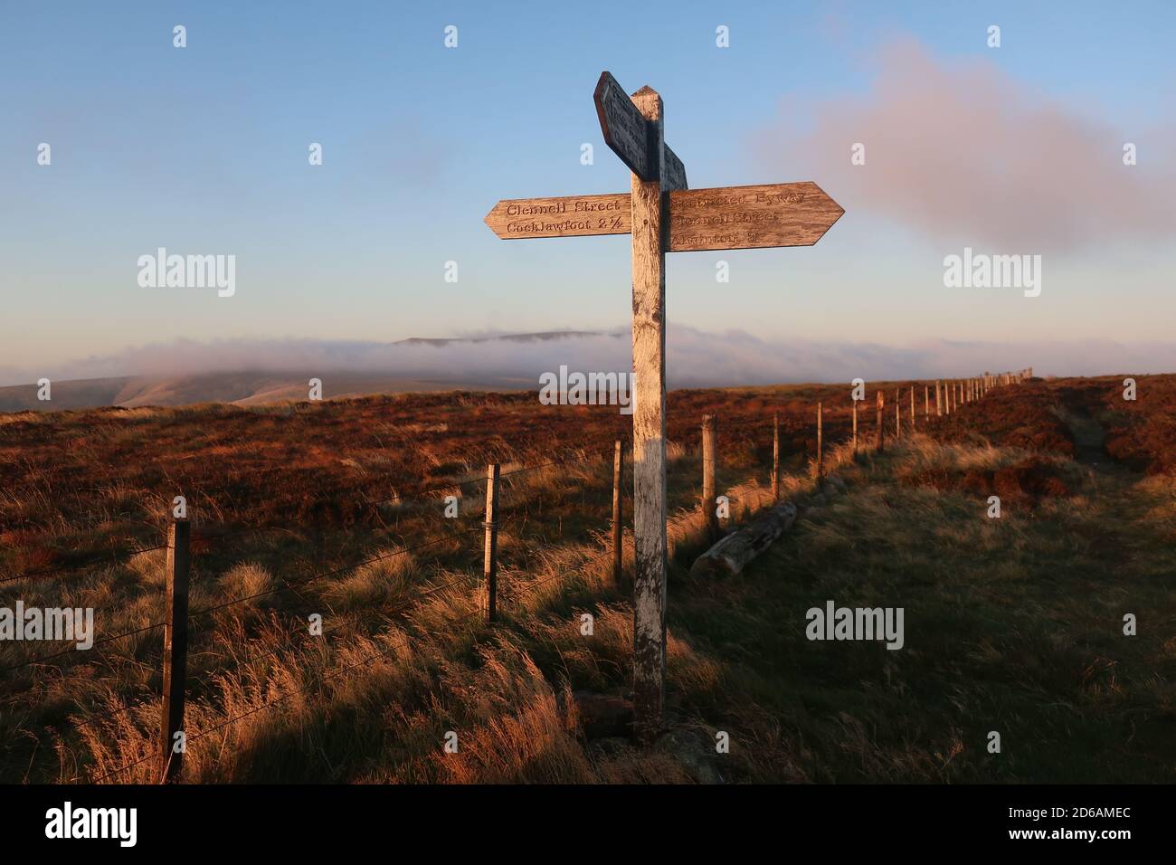 The Anglo-Scottish border. Great Britain. UK Stock Photo - Alamy
