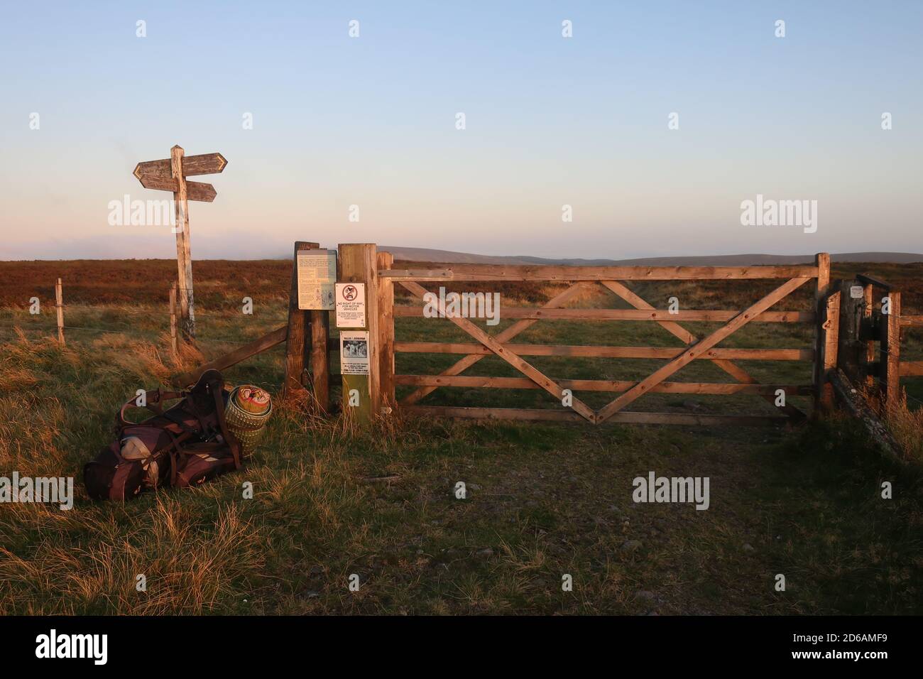 The Anglo-Scottish border. Great Britain. UK Stock Photo - Alamy