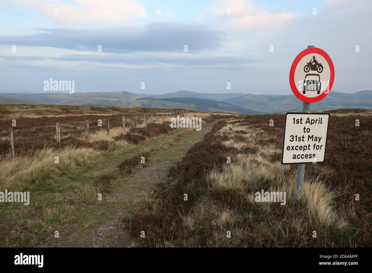 The Anglo-Scottish border. Great Britain. UK Stock Photo - Alamy