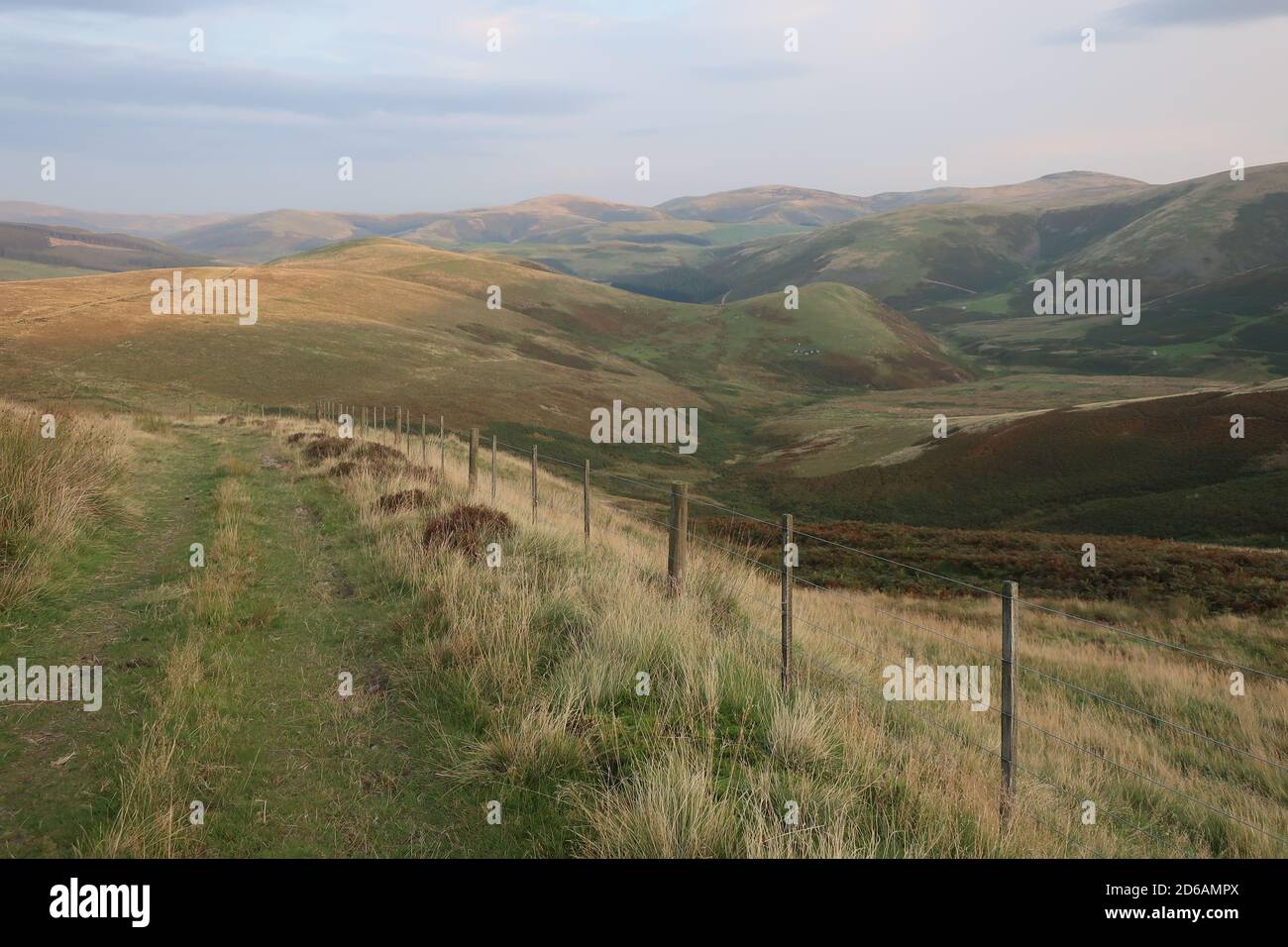 The Anglo-Scottish border. Great Britain. UK Stock Photo - Alamy